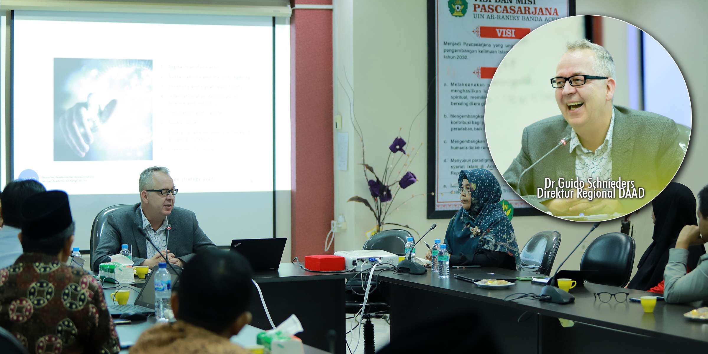 Direktur DAAD Gelar Bahas Strtegi tahun 2025 bersama Pimpinan UIN Ar-Raniry